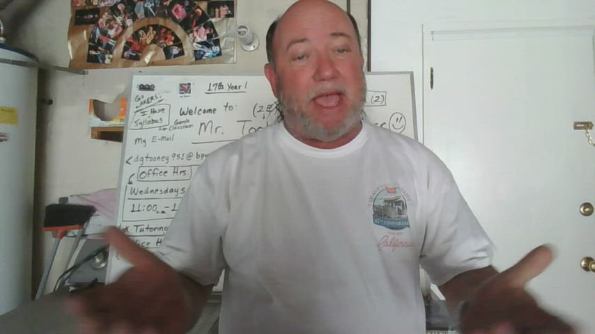 Mr. Toohey's Open House Video | Sierra Vista High School