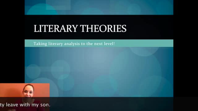 Introduction to Literary Theories | Bishop Montgomery High School