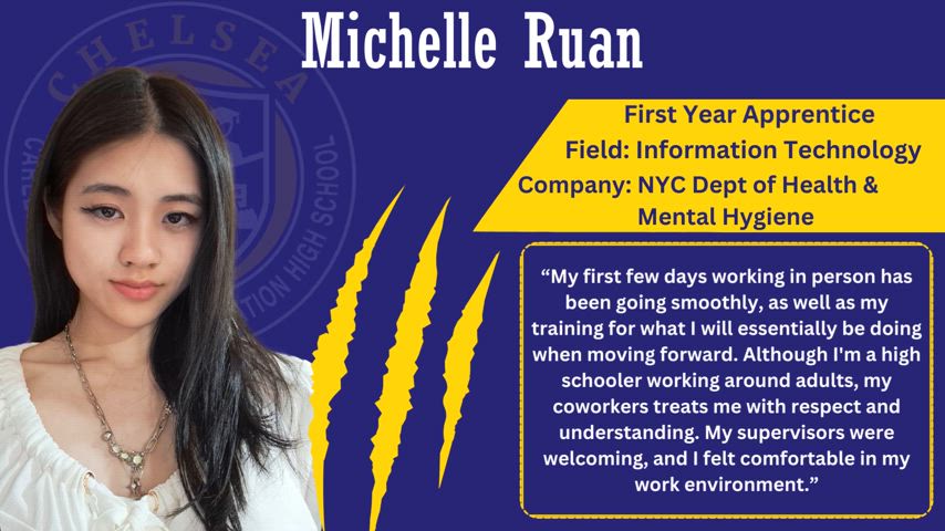 Apprentices' Reflections | Chelsea Career and Technical Education High School