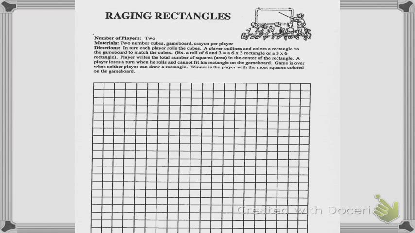 Math Game: Raging Rectangles | Decatur Classical School