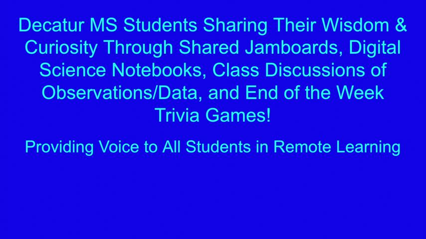 Back from Winter Break and Ready for 2021! | Decatur Classical School