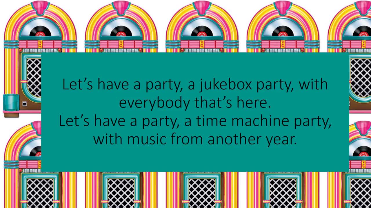 Jukebox Time Machine | San Jacinto Elementary