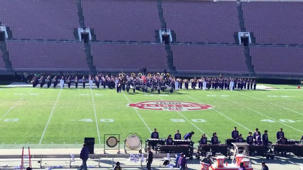 Thundering Herd Performs At Rose Bowl Stadium | Diamond Bar High School