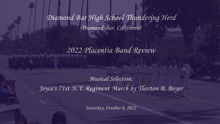 Thundering Herd Wins First Parade Competition | Diamond Bar High School