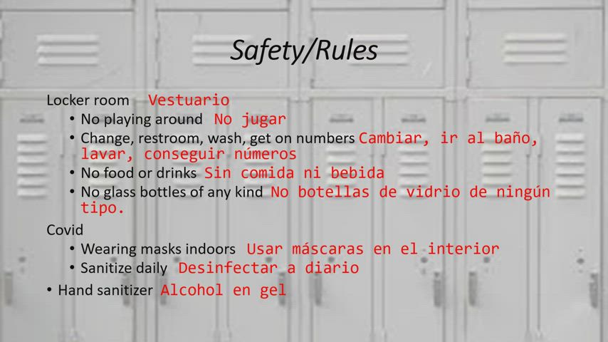 PE Information Video English Spanish | Fillmore Middle School