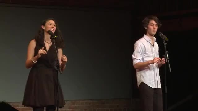 Slam Poem Duet by Sarah Kay and Phil Kaye "When Love Arrives" | Golden ...