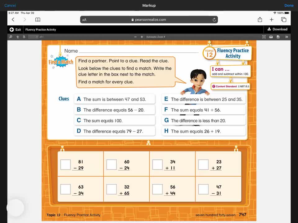 Topic 12 Fluency Practice & Vocab Review | Greenwich Catholic School