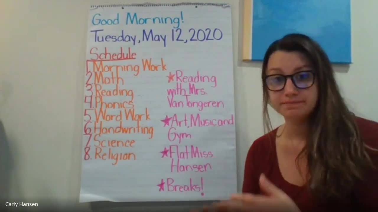 Morning Meeting Tuesday May 12th | Greenwich Catholic School