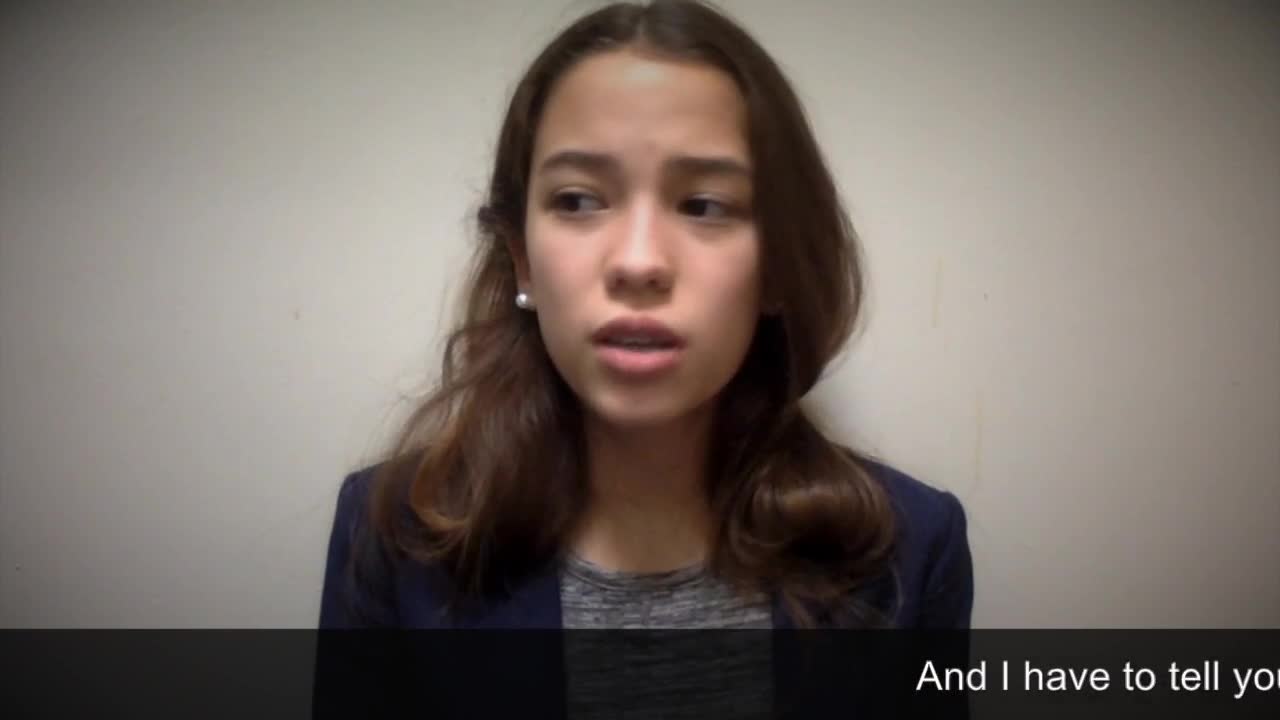 'Great Speeches in American History', Mazie Wong as 'Michelle Obama', G ...
