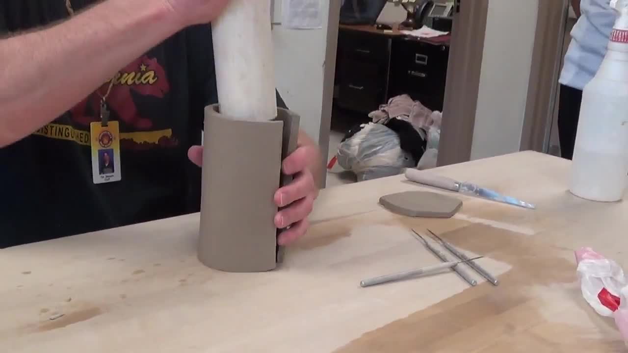 Step 2 Scoring and Slipping Seams of a Slab | Lawndale High School