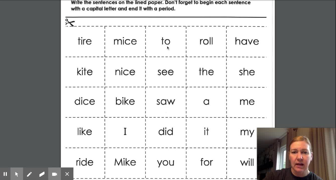 long i word practice | Lenape Elementary School