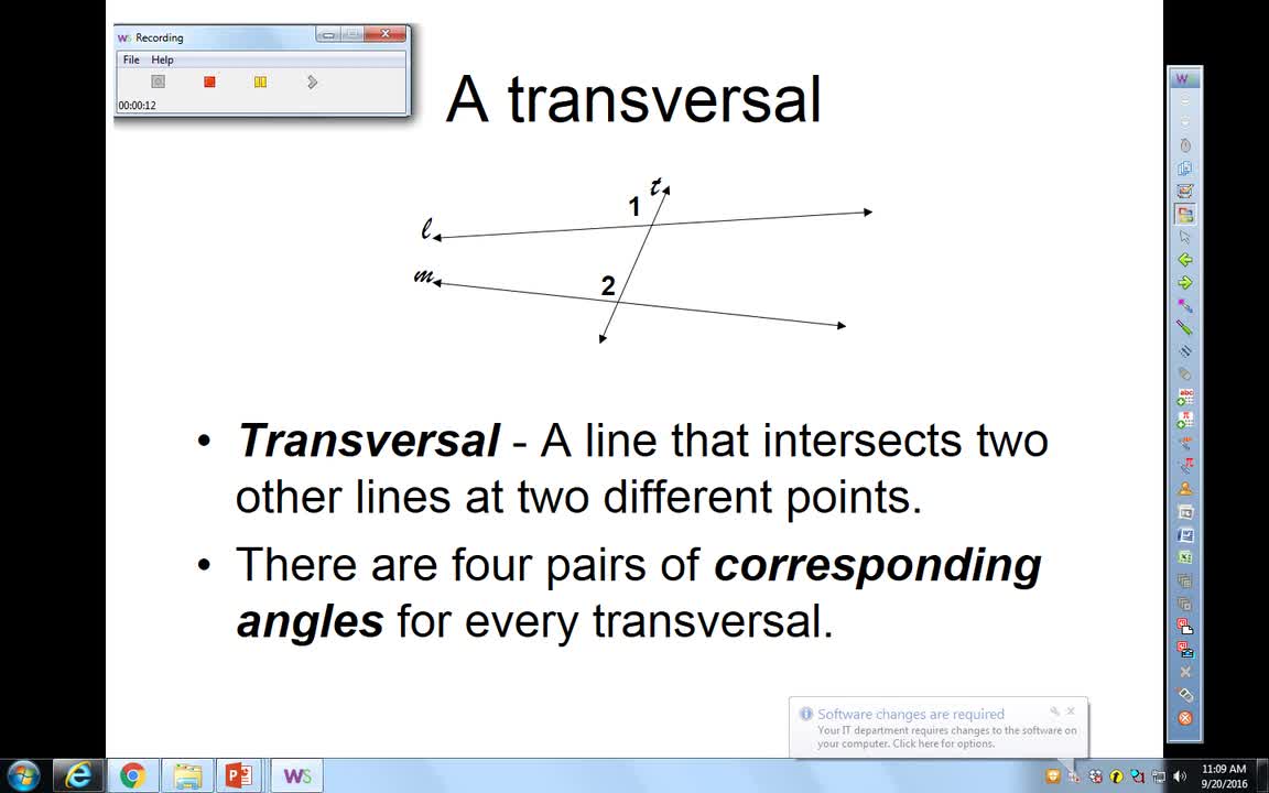 Geo 3-2A Properties of Parallel Lines | Elsinore High School