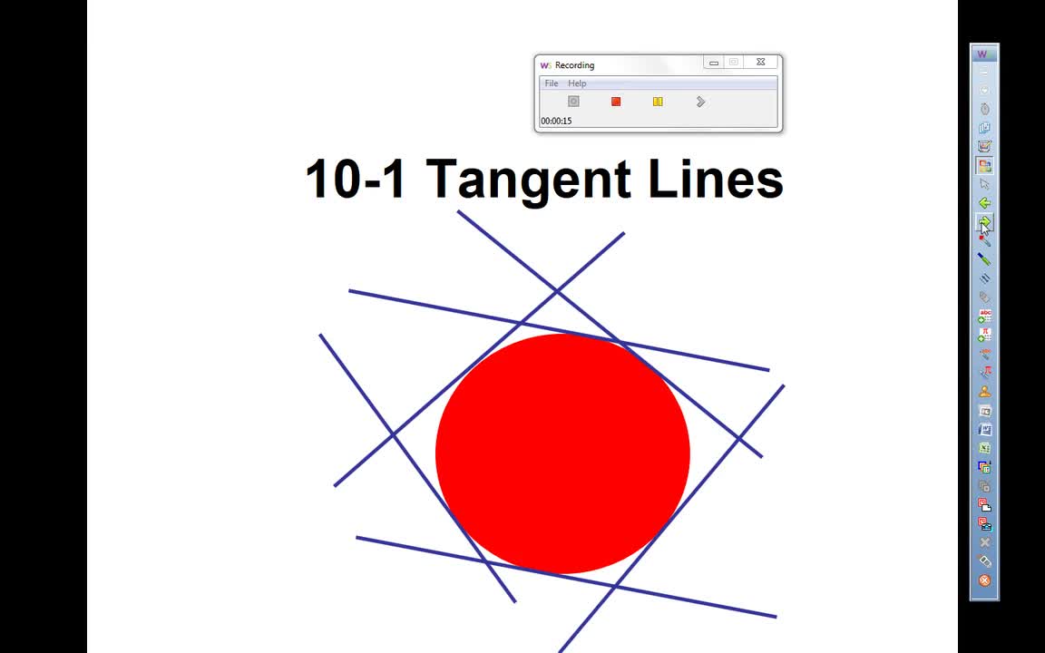 Geo 10-1 Tangent Lines | Elsinore High School