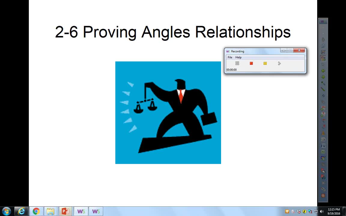 Geo 2-6 Proving Angle Relationships | Elsinore High School