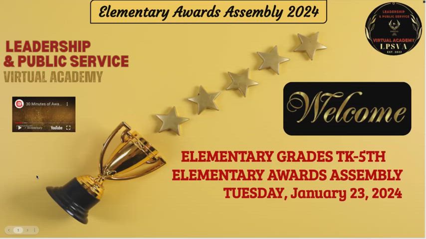FALL 2023 SEMESTER AWARDS ASSEMBLY | Leadership and Public Service ...