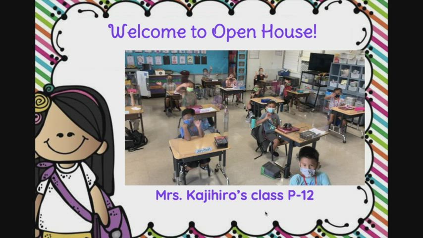 2122 Grade 1 Open House | Mililani Waena Elementary