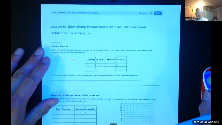 Math 7 - Module 1A - Lesson 5 - Proving Proporrtional or Non ...