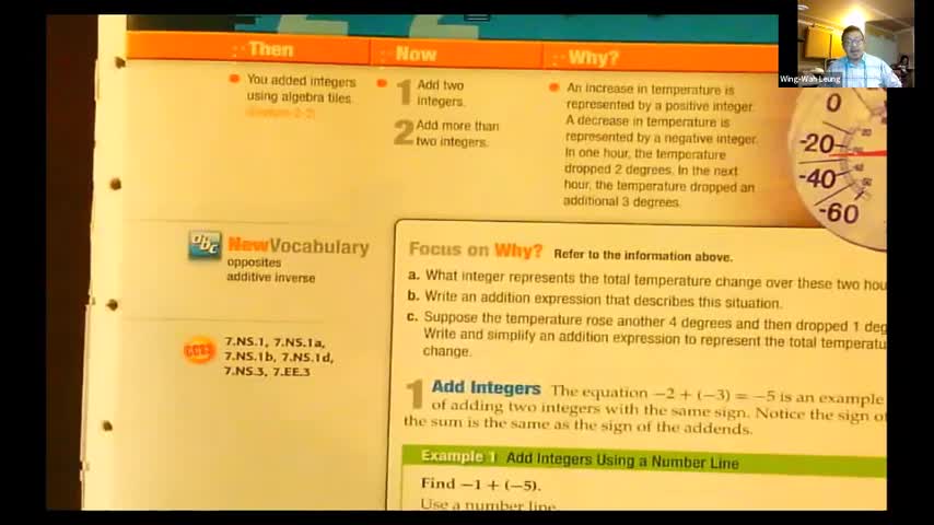 Pre-Algebra 2.3 - Subtracting Integers. | Oakland Military Institute ...