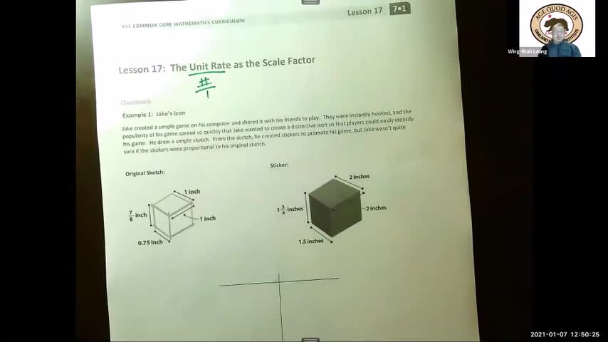 Math 7 - Module 1D - Lesson 17 | Oakland Military Institute College ...