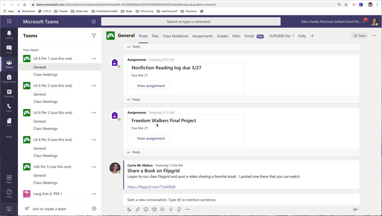 Freedom Walkers Project Explanation | Palos Verdes Intermediate