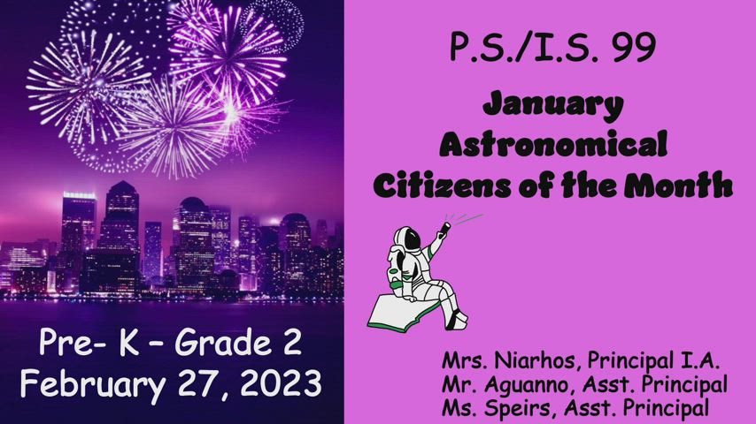 Video Gallery | PS/IS 99 - Isaac Asimov School of Science and Literature