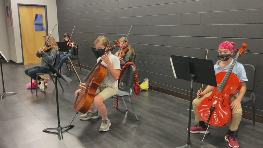 7th Grade Orchestra's Spooky Story | Reagan Academy