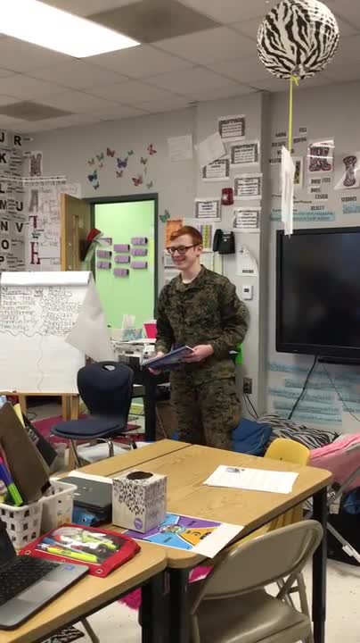 ROTC reader read around the world week | Ridgeland Elementary School