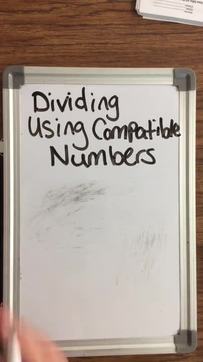 Dividing using compatible numbers | RJ Richey Elementary