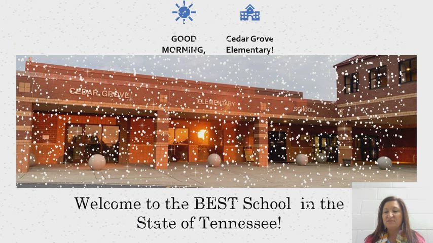 House Friday 12/10 Morning Announcements | Cedar Grove Elementary School