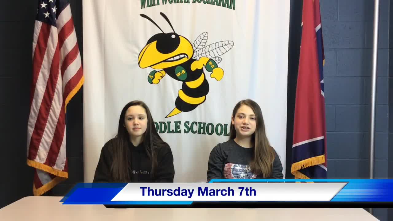 WBTV_Announcements-03-07-2019 | Whitworth-Buchanan Middle School