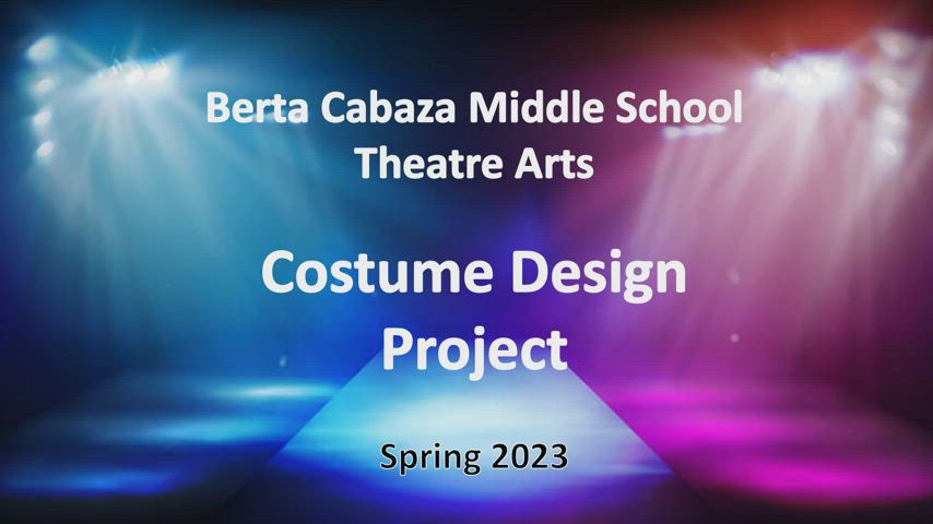 BC Theatre Arts Costume Design Project (Spring 2023) | Berta Cabaza ...