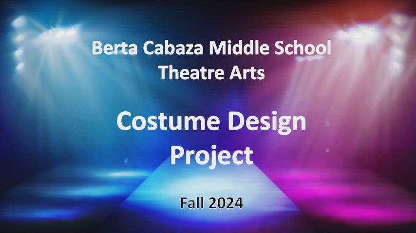 BC Theatre Arts - Costume Design Project (Fall 2024) | Berta Cabaza ...