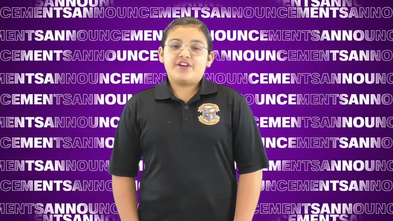 Friday Morning Announcements: Fri. February 14, 2020 | Ed Downs Fine ...