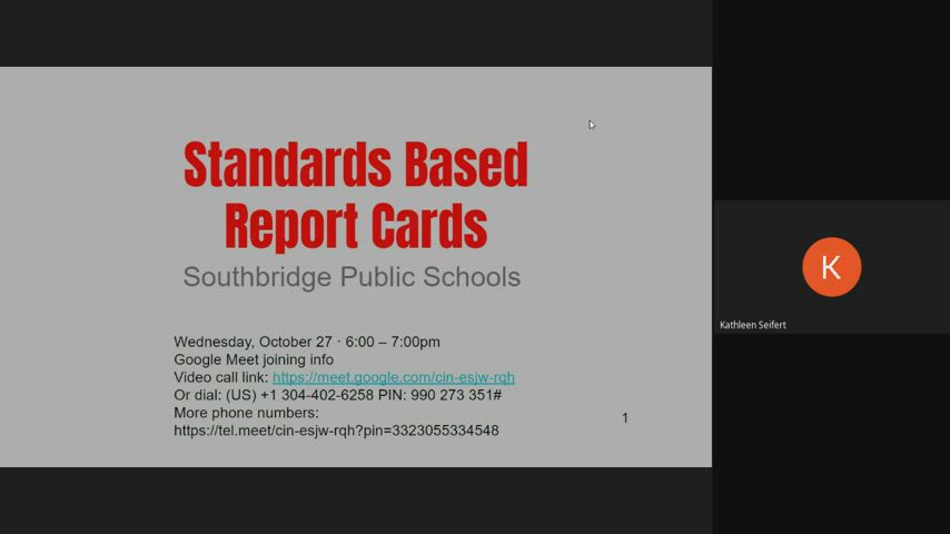 Standards Based Reporting - Information for Families | Southbridge ...