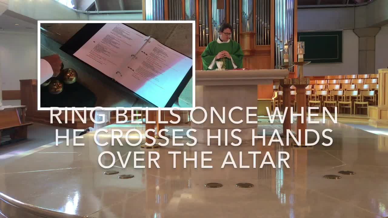 Altar Server Bells Training Video I (EP IV) | St. Rita Catholic School