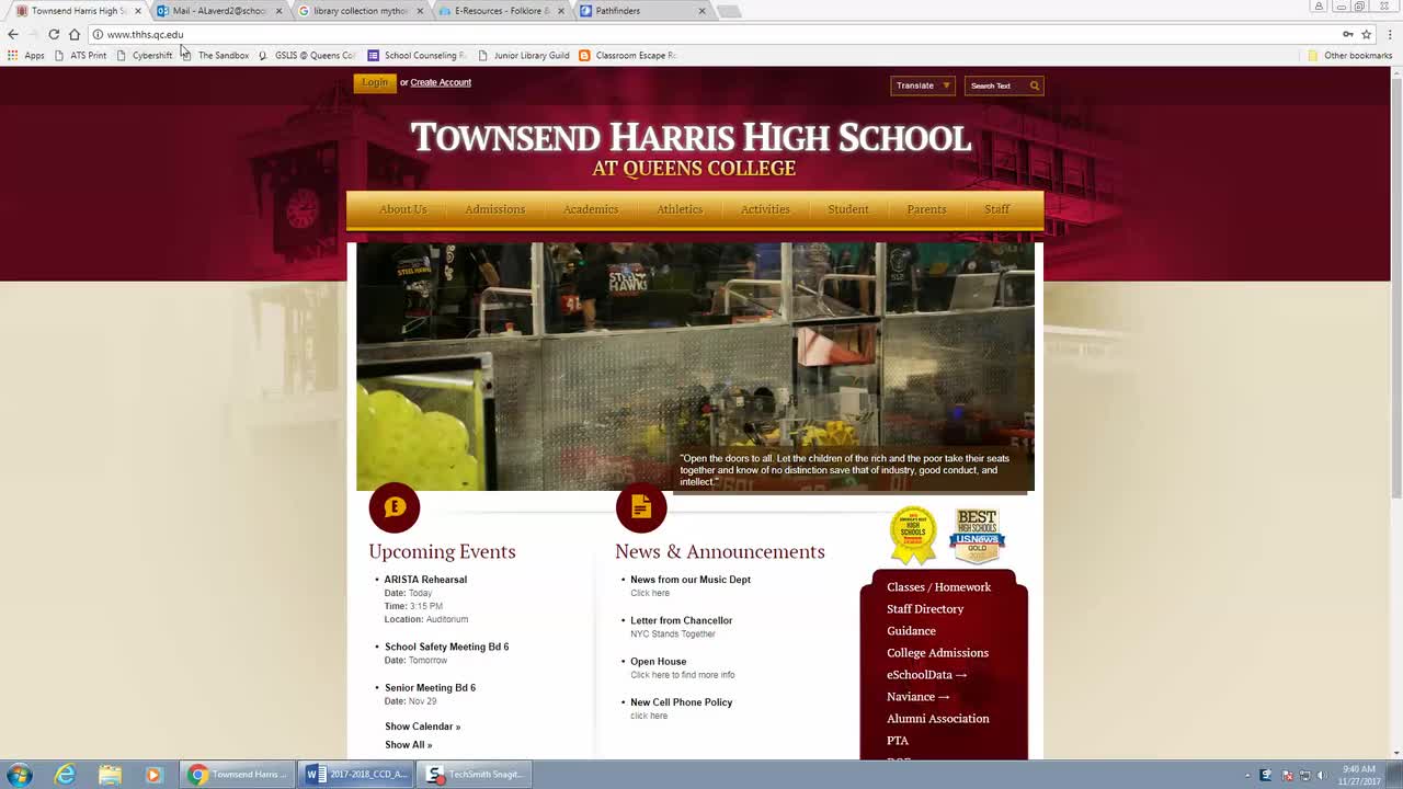 Using the Pathfinder | Townsend Harris High School