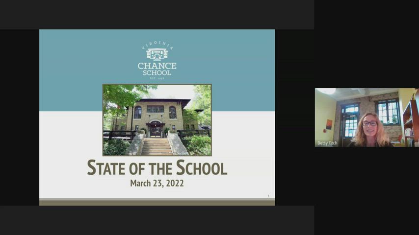 State Of The School | Virginia Chance School