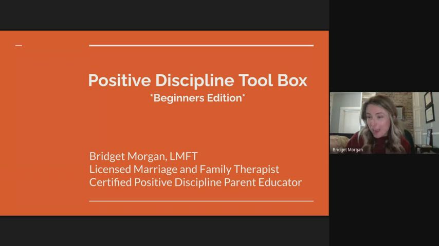 Positive Parenting Series 2of3 | Virginia Chance School
