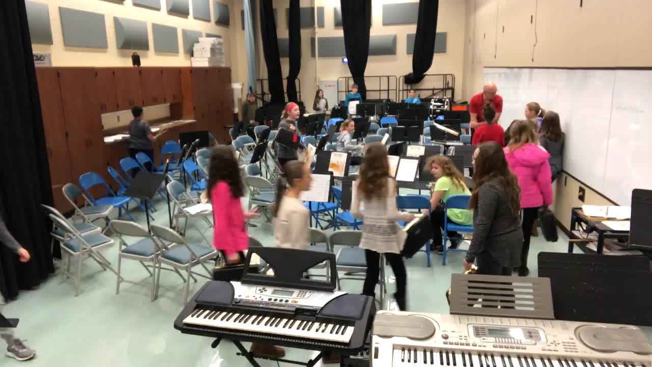 5th Grade Band Time Lapse Rehearsal | West Hills Intermediate
